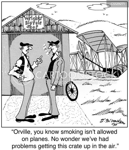 Wright Brothers Cartoons and Comics - funny pictures from CartoonStock