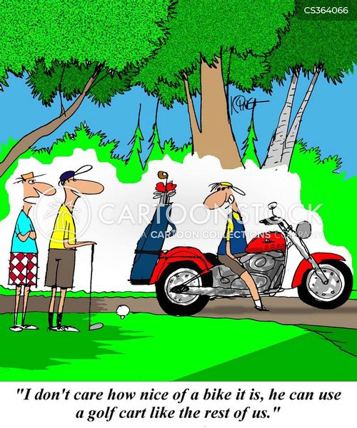 Golf Cart Cartoons and Comics - funny pictures from CartoonStock