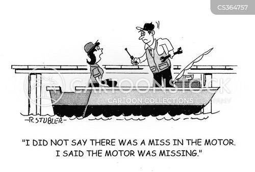 Motorboat Cartoons and Comics - funny pictures from CartoonStock