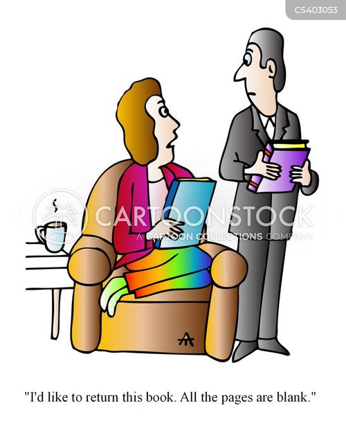 Blank Page Cartoons and Comics - funny pictures from CartoonStock