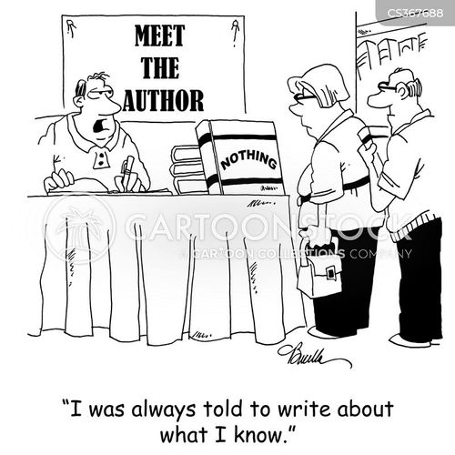 Meet The Author Cartoons and Comics - funny pictures from CartoonStock