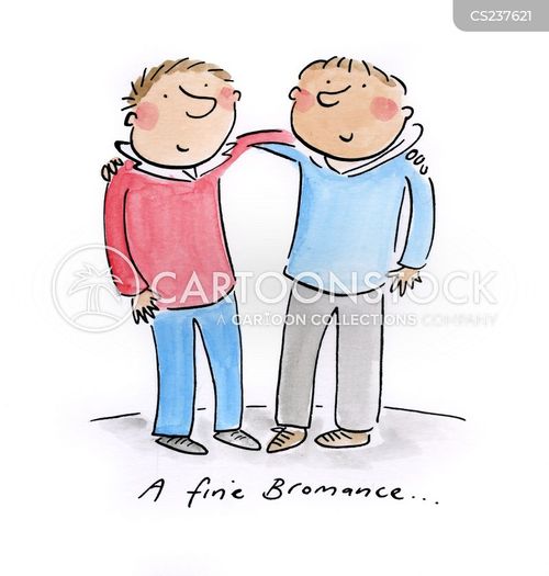 Bromance Cartoons and Comics - funny pictures from CartoonStock