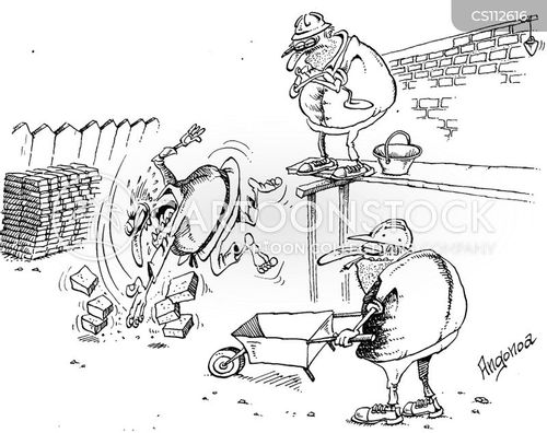 Brick-player Cartoons and Comics - funny pictures from CartoonStock