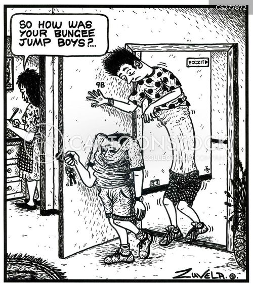 Jump Cartoons and Comics - funny pictures from CartoonStock