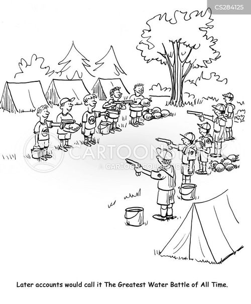 Campouts Cartoons and Comics - funny pictures from CartoonStock