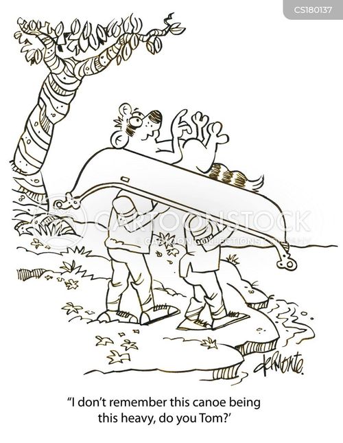 Canoeing Cartoons and Comics - funny pictures from CartoonStock
