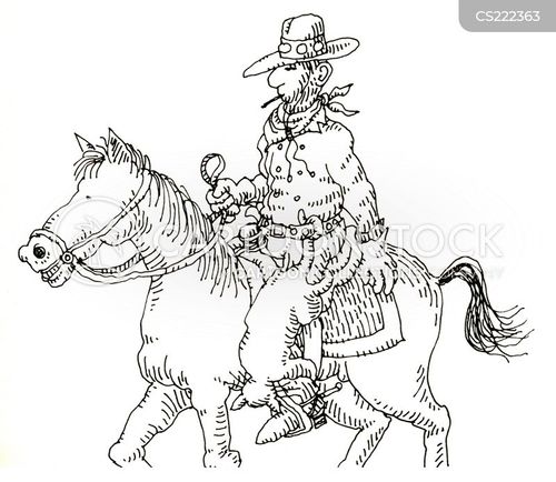 Cowboy Chaps Cartoons and Comics - funny pictures from CartoonStock