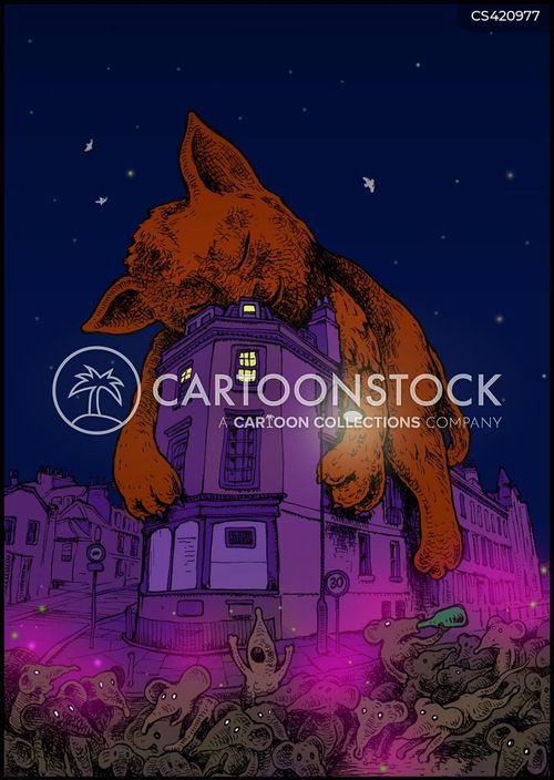 Giant Cat Cartoons and Comics - funny pictures from CartoonStock