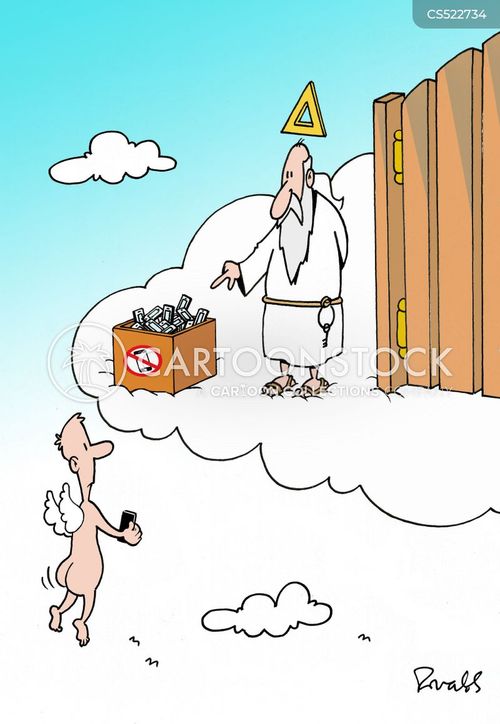 Heaven's Pearly Doors Cartoons and Comics - funny pictures from ...