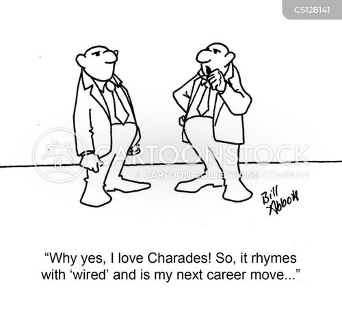 Charades Cartoons and Comics - funny pictures from CartoonStock
