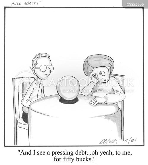 Psychic Meeting Cartoons and Comics - funny pictures from CartoonStock