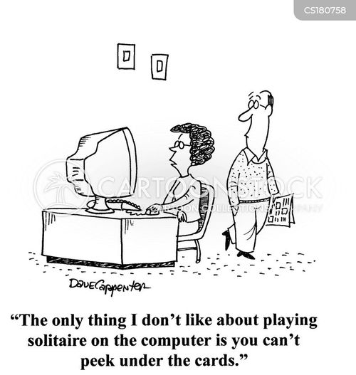 Solitaire Cartoons and Comics - funny pictures from CartoonStock