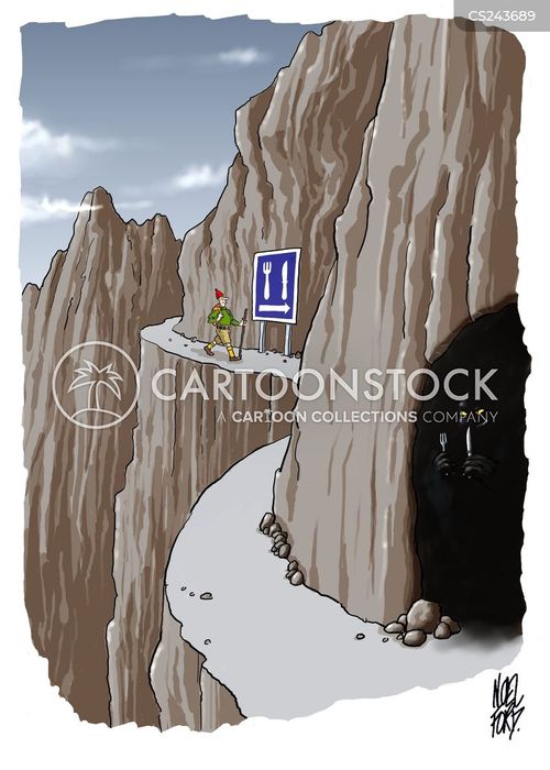 Hill Climbers Cartoons and Comics - funny pictures from CartoonStock