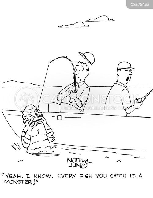 Monster Fish Cartoons and Comics - funny pictures from CartoonStock