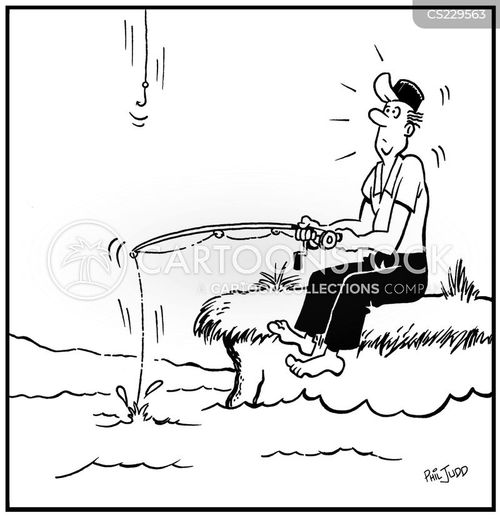 Fishing Activity Cartoons and Comics - funny pictures from CartoonStock