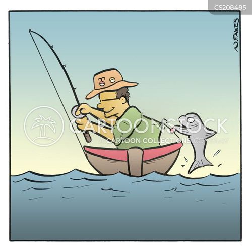 Fishing Locations Cartoons and Comics - funny pictures from CartoonStock