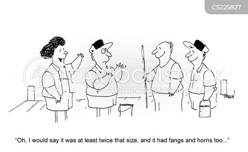 Exaggeration Cartoons and Comics - funny pictures from CartoonStock