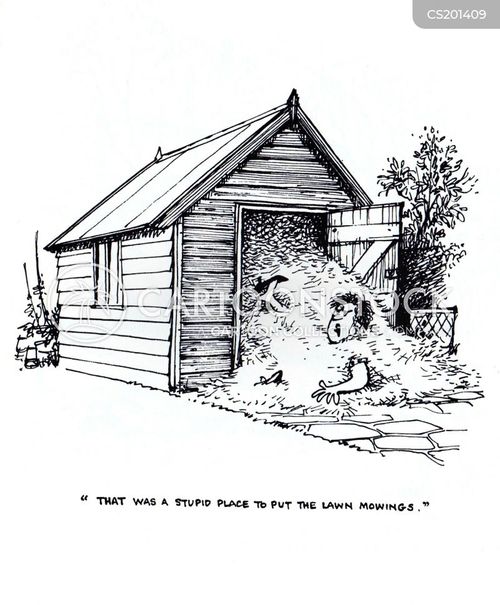 Shed Cartoons and Comics - funny pictures from CartoonStock