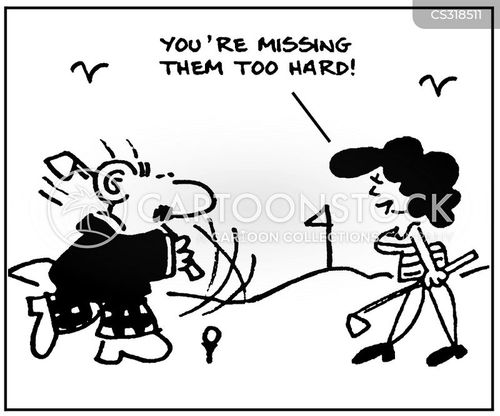 Errant Golf Shots Cartoons and Comics - funny pictures from CartoonStock
