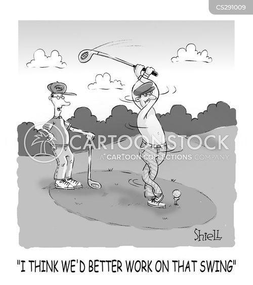 Golf Pond Cartoons and Comics - funny pictures from CartoonStock