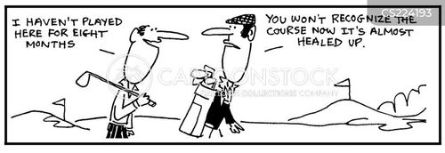 Divot Cartoons and Comics - funny pictures from CartoonStock
