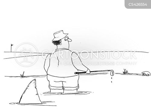 Water Hazard Cartoons and Comics - funny pictures from CartoonStock