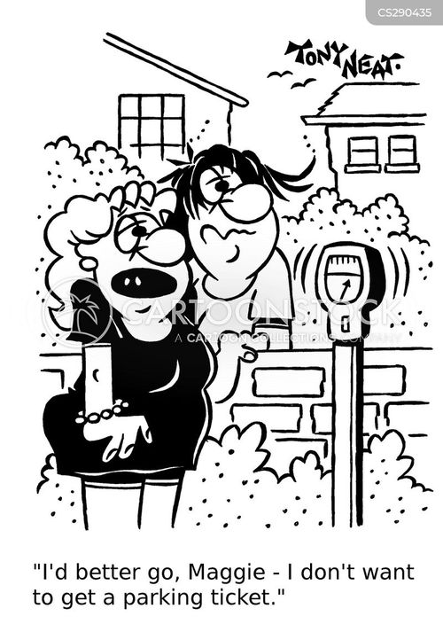 Avoiding A Ticket Cartoons and Comics - funny pictures from CartoonStock