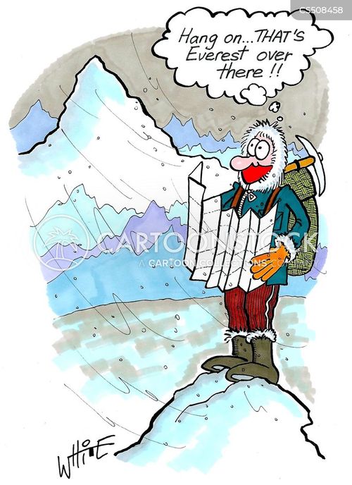 Himalayan Range Cartoons and Comics - funny pictures from CartoonStock