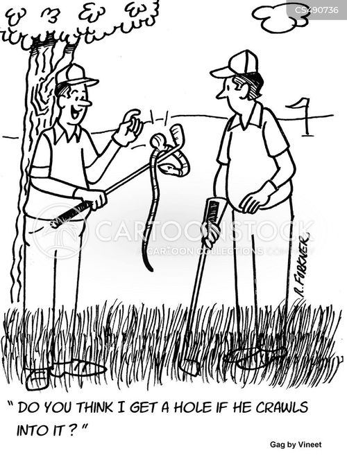 Hole In One Cartoons and Comics - funny pictures from CartoonStock