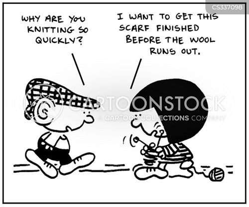 Knitting Needles Cartoons and Comics - funny pictures from CartoonStock