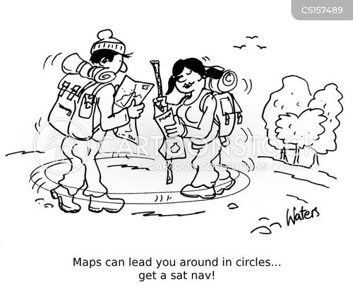 Navigational System Cartoons and Comics - funny pictures from CartoonStock
