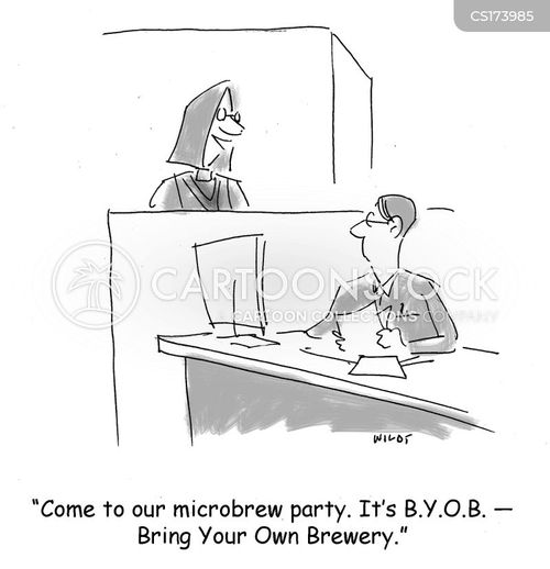 Byob Cartoons and Comics - funny pictures from CartoonStock