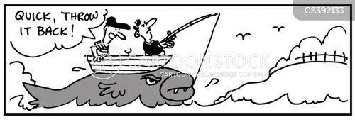 Monster Fish Cartoons and Comics - funny pictures from CartoonStock