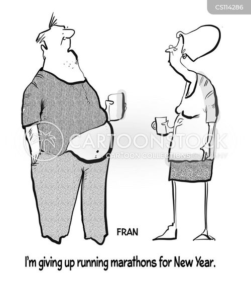 Marathon Cartoons and Comics - funny pictures from CartoonStock