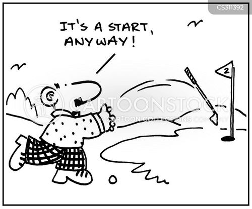Holes In One Cartoons and Comics - funny pictures from CartoonStock