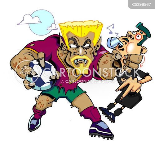 Playing Soccer Cartoons and Comics - funny pictures from CartoonStock