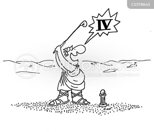 Roman Numerals Cartoons and Comics - funny pictures from CartoonStock