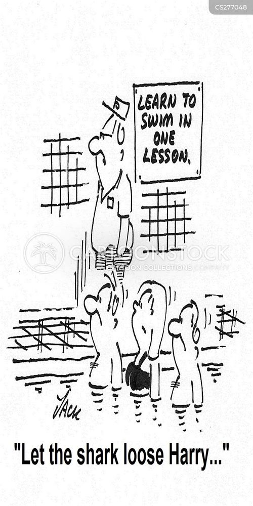 Swimming Class Cartoons and Comics - funny pictures from CartoonStock
