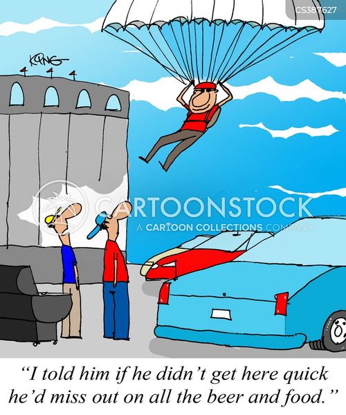 Tailgating Cartoons and Comics - funny pictures from CartoonStock