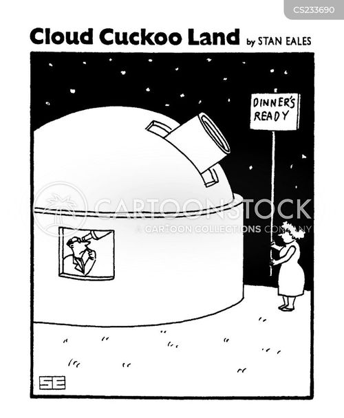 Observatory Dome Cartoons and Comics - funny pictures from CartoonStock