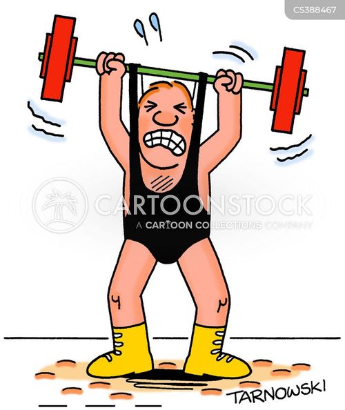 Weight Lifting Cartoons and Comics - funny pictures from CartoonStock