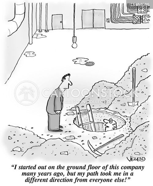 Career Trajectory Cartoons and Comics - funny pictures from CartoonStock