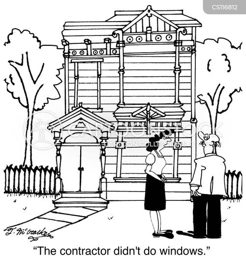 House Builder Cartoons and Comics - funny pictures from CartoonStock