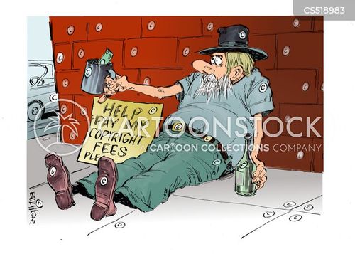 Copyright Charges Cartoons and Comics - funny pictures from CartoonStock