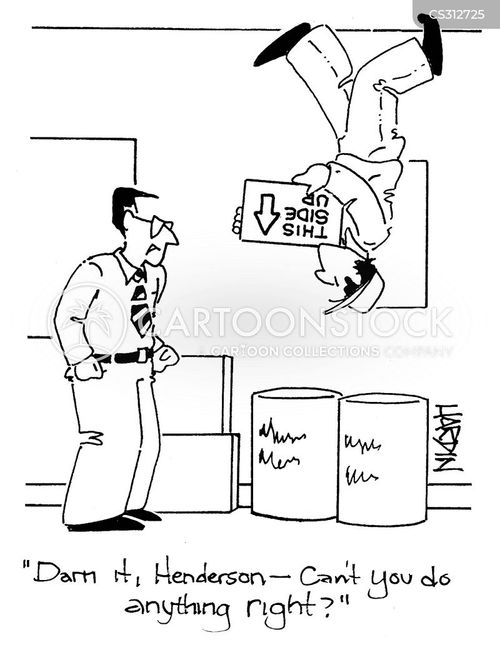 Imbecile Cartoons and Comics - funny pictures from CartoonStock