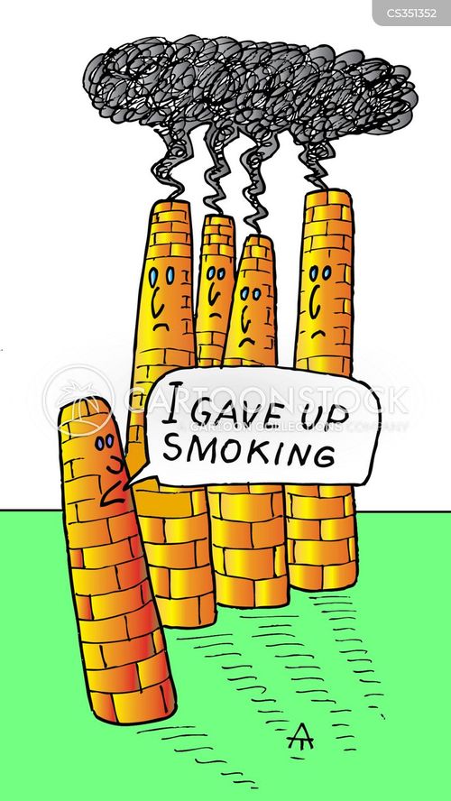 Ex-smoker Cartoons and Comics - funny pictures from CartoonStock