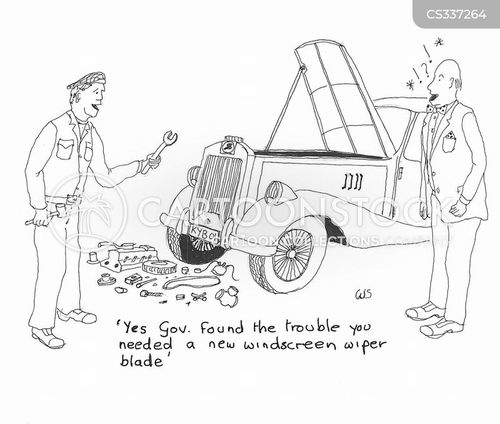Wiper Blade Cartoons and Comics - funny pictures from CartoonStock