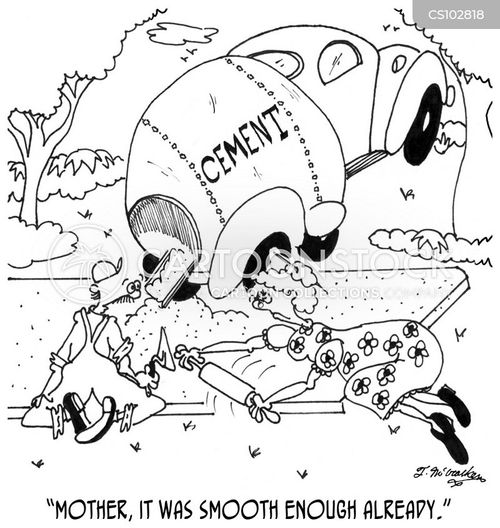 Cement Mixer Cartoons and Comics - funny pictures from CartoonStock