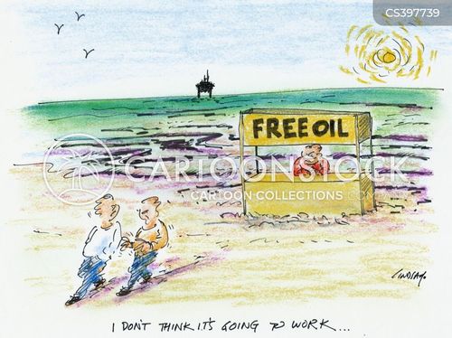 Oil Spillage Cartoons and Comics - funny pictures from CartoonStock
