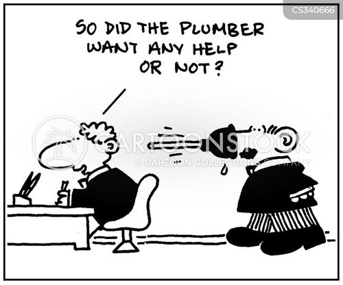 Toilet Plungers Cartoons and Comics - funny pictures from CartoonStock